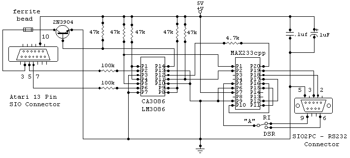 The LM3086/MX233 SIO2PC
